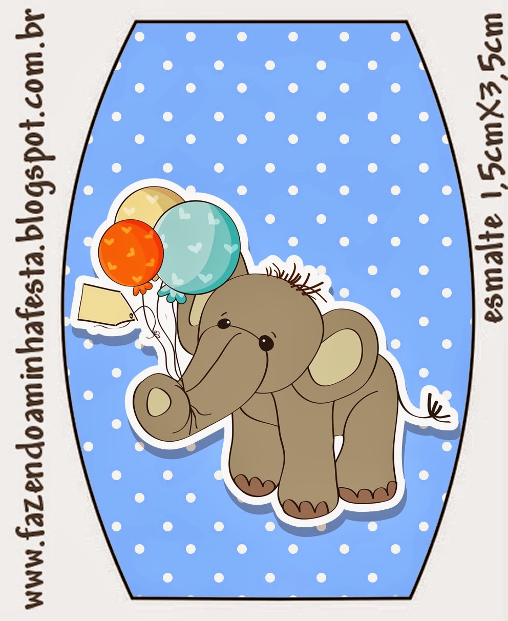 Lovely Elephant with Balloons: Free Printable Candy Buffet Labels. - Oh ...